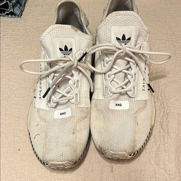 adidas | Shoes | Adidas White Athletic Shoes With Textured Fabric Upper ...